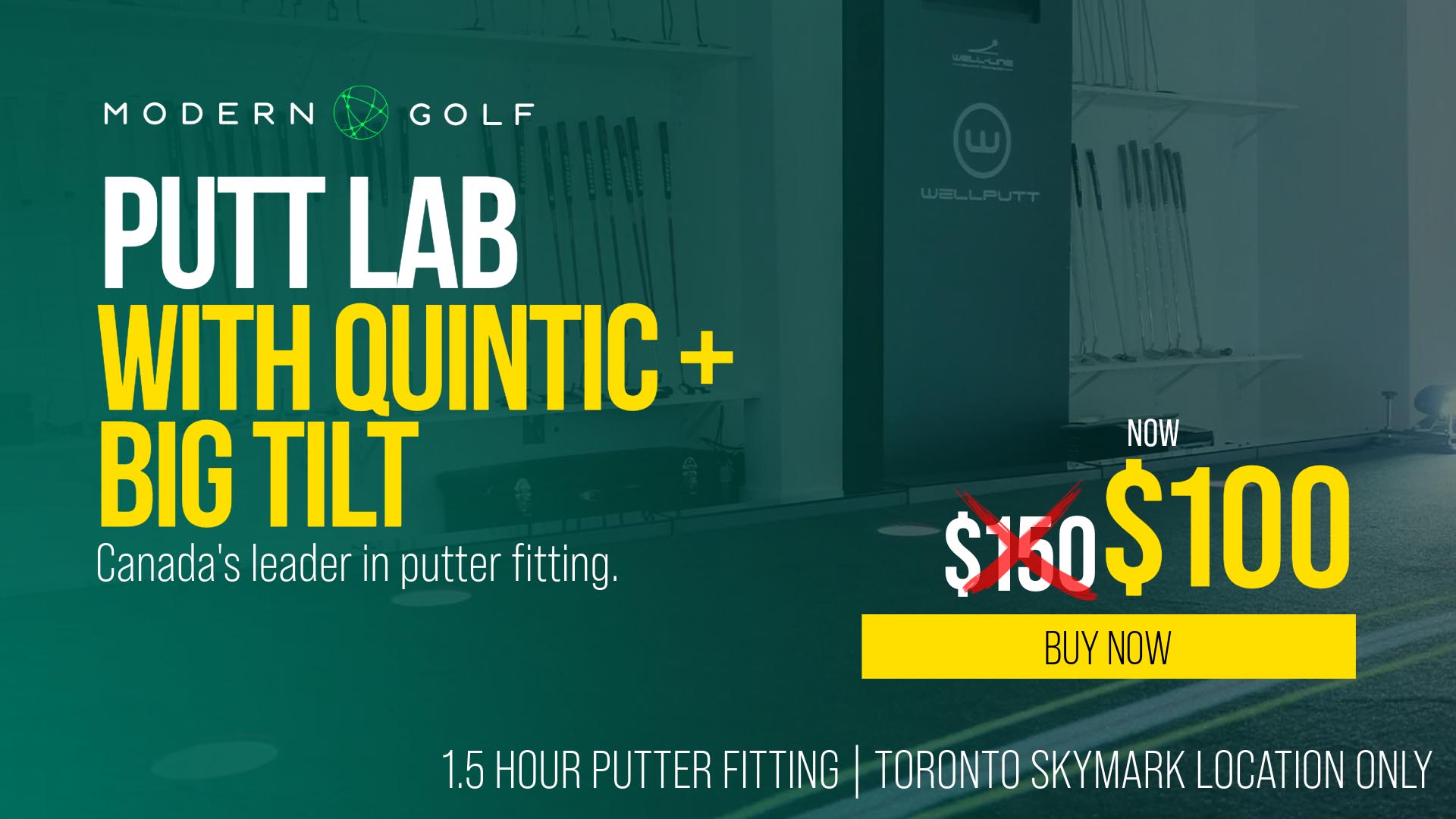 Putt Lab Toronto Skymark - Modern Golf