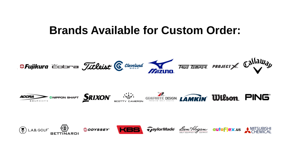 Custom Club Orders - Modern Golf